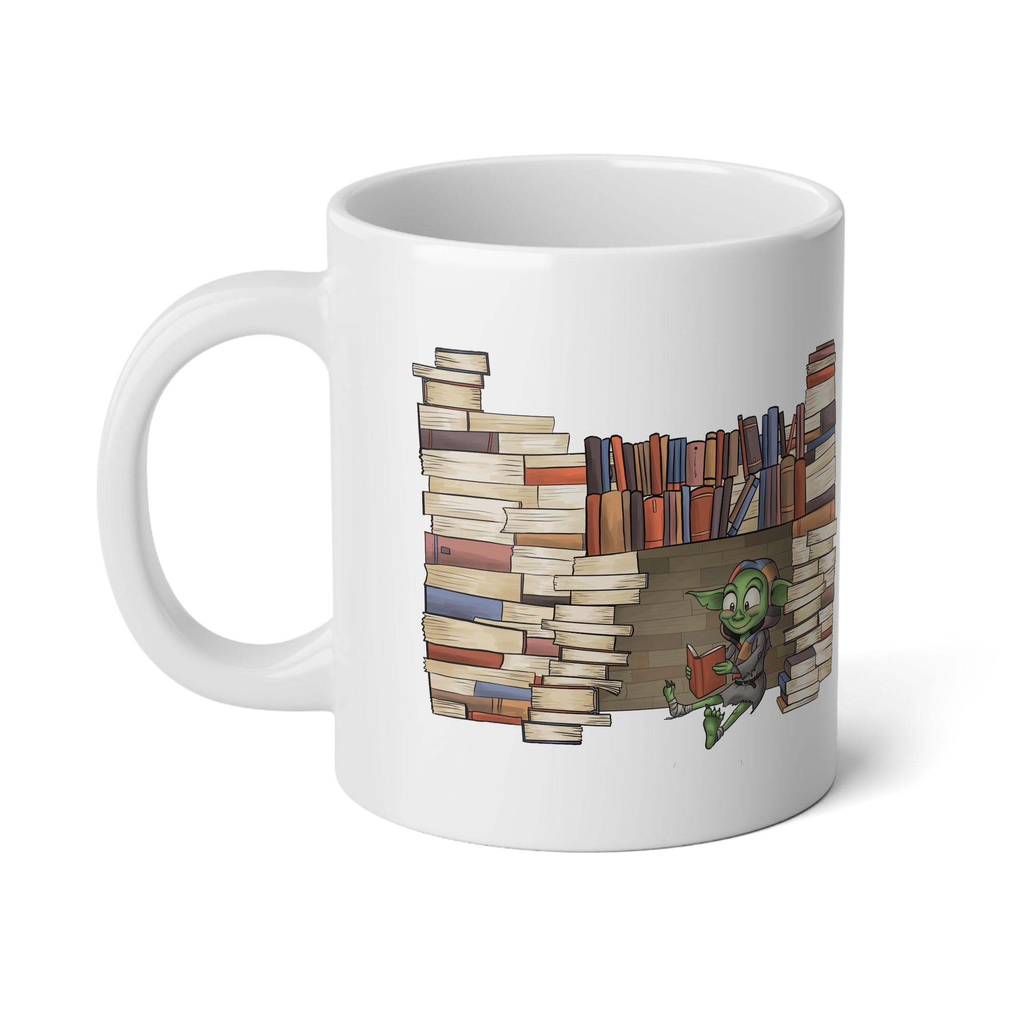 Do you want to build a book fort? - 20 oz Jumbo Mug – Elisabeth Wheatley